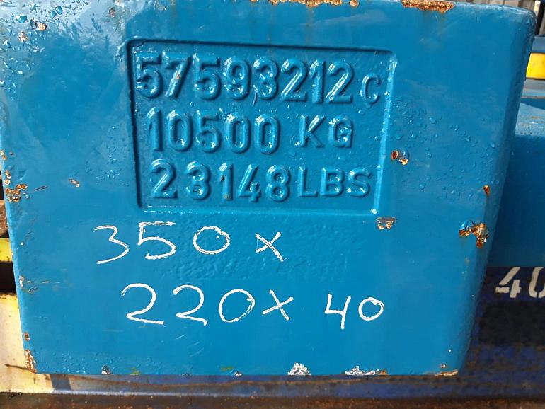 Counterweights | Terex explorer 5800 counterweight 10,5 ton | UCM Holland