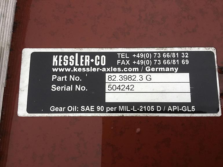 Axles | Kessler axle | UCM Holland