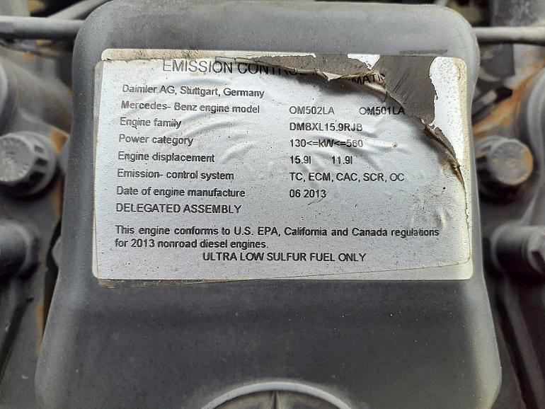 Engines | Grove GMK 6400 OM502LA engine | UCM Holland